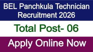 BEL Panchkula Technician Recruitment 2026 - ITI Sarkari Job